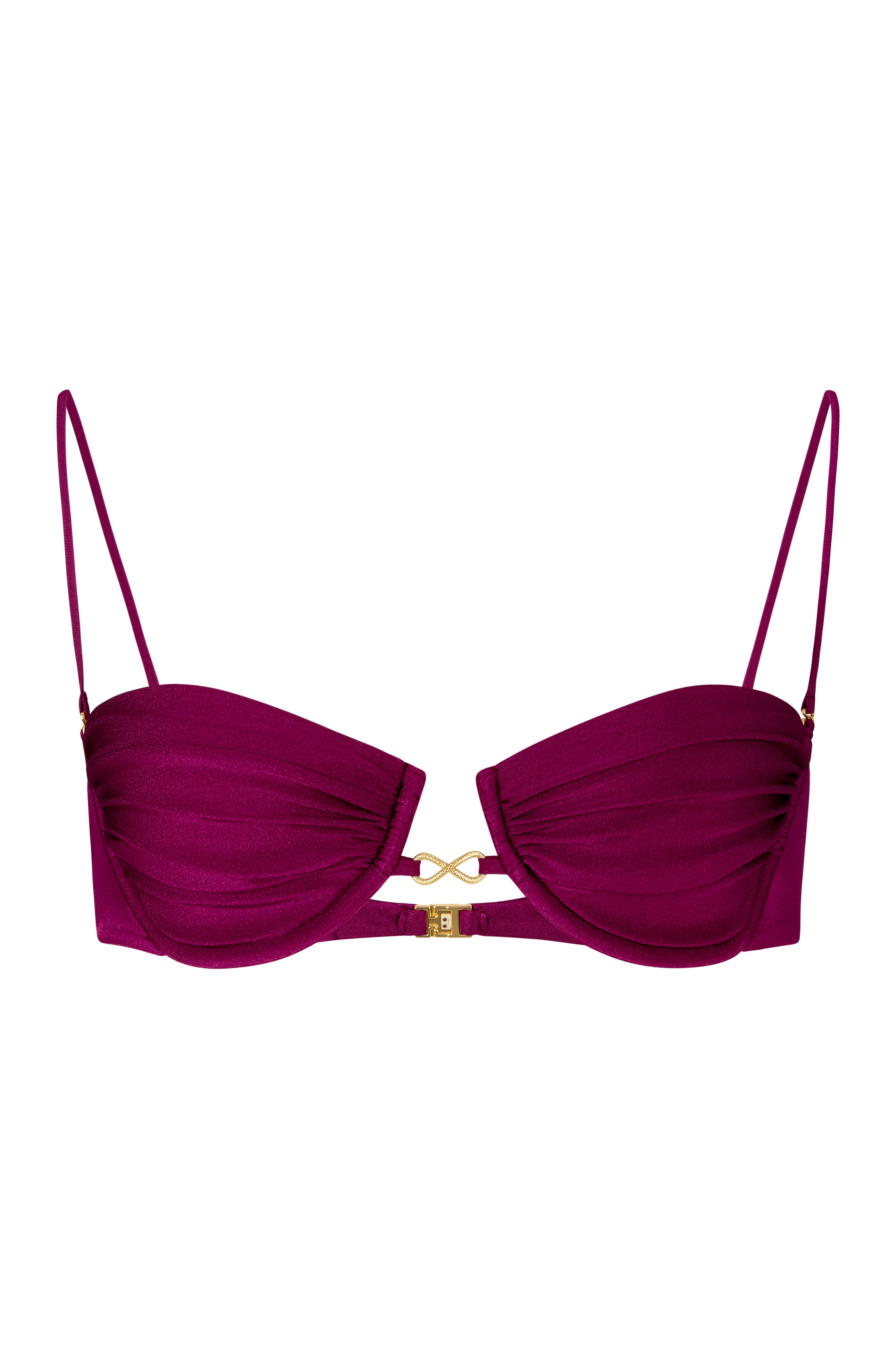 Camelia Plum Caspia Balconette Bikini Top | Balconette Bathing Suit ...