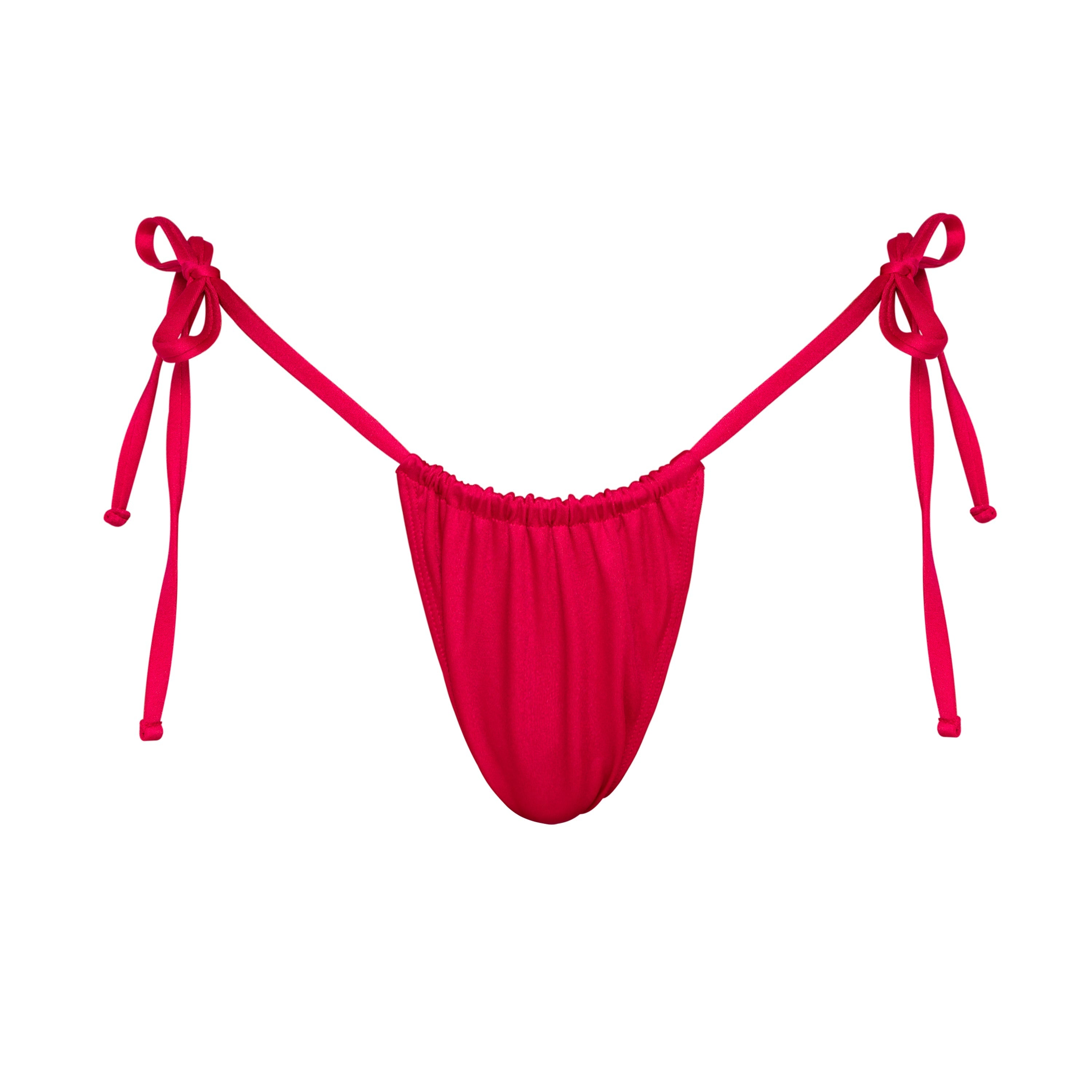 Paloma Magenta // Tie Side Bikini Bottom // SOMMER SWIM – SOMMER SWIM ...