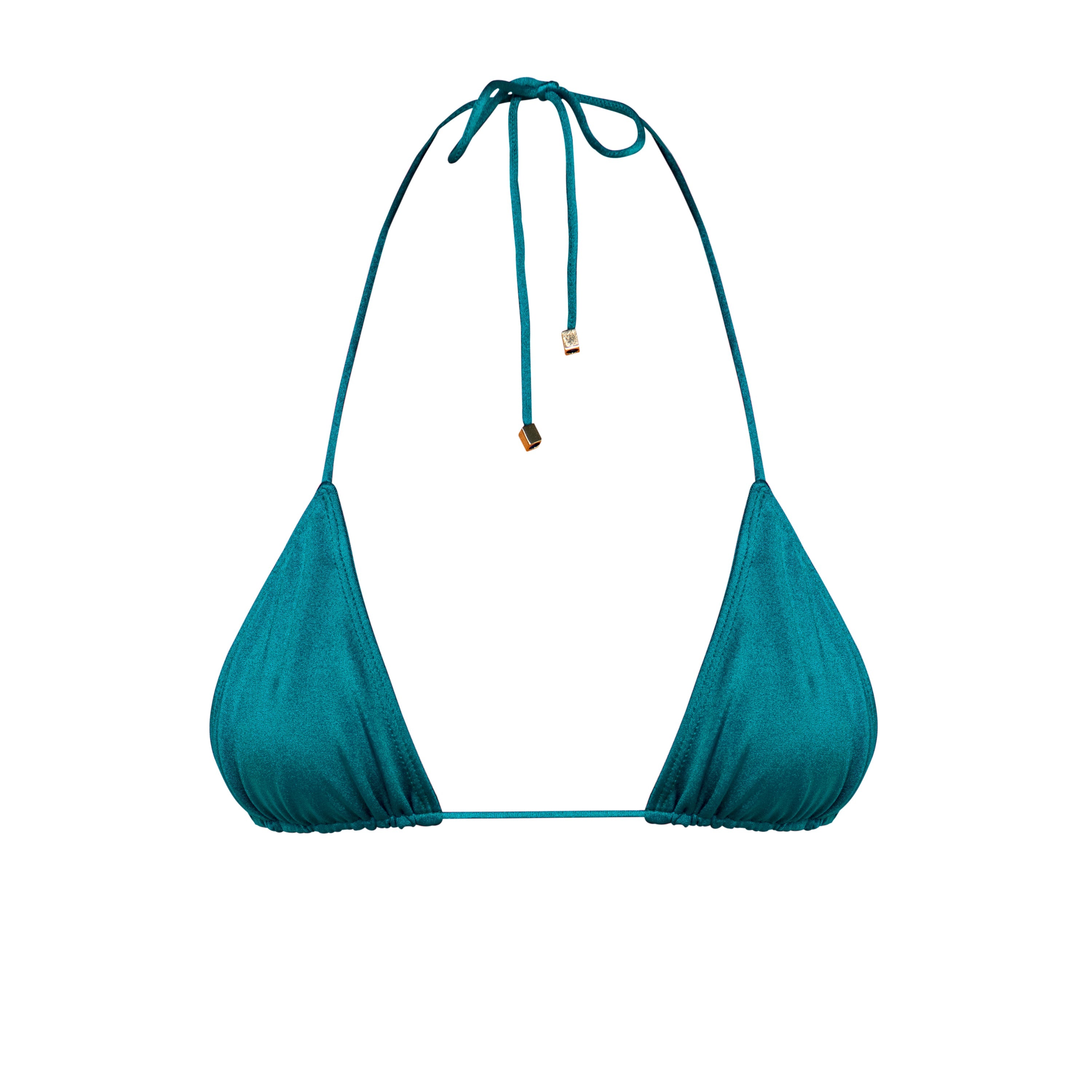 Stella Blue Fondale Mini Triangle Bikini Top | Triangle Swimwear ...